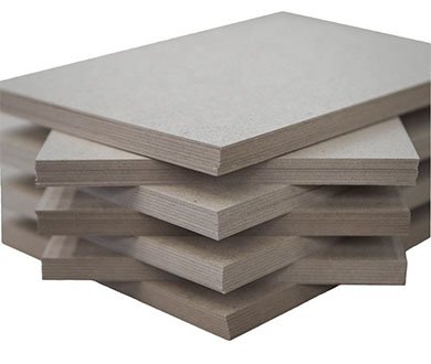 China Factory Paper Board Supplier Grey Back Recycled Materials 300gsm ...